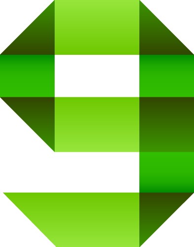 Colorful gem stones font numeral 5 Royalty Free Vector Image