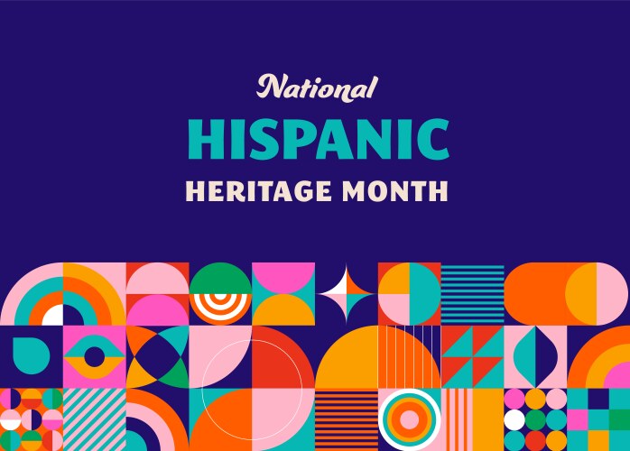 National hispanic heritage month celebration Vector Image