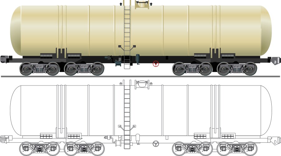 Retro delivery milk tanker truck Royalty Free Vector Image