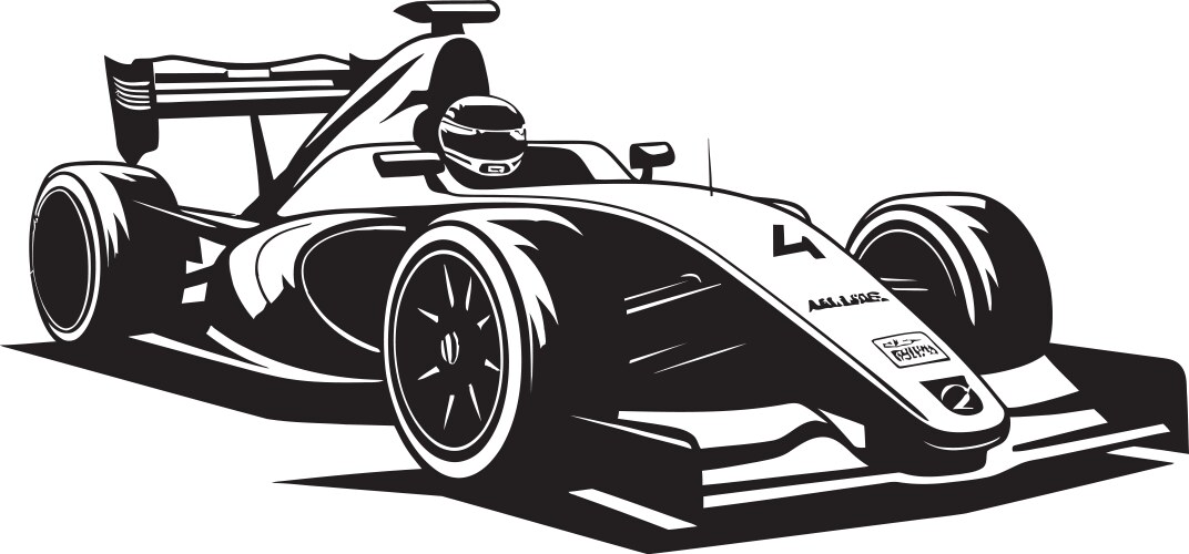 Velocity vista f1 symbol turbo triumph formula Vector Image