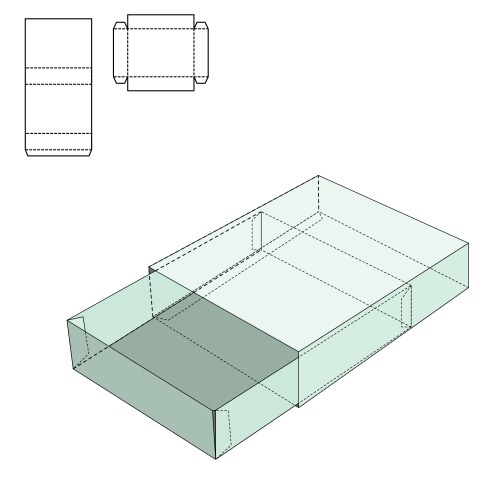 Folding box template Vector Images & Graphics for Commercial Use ...