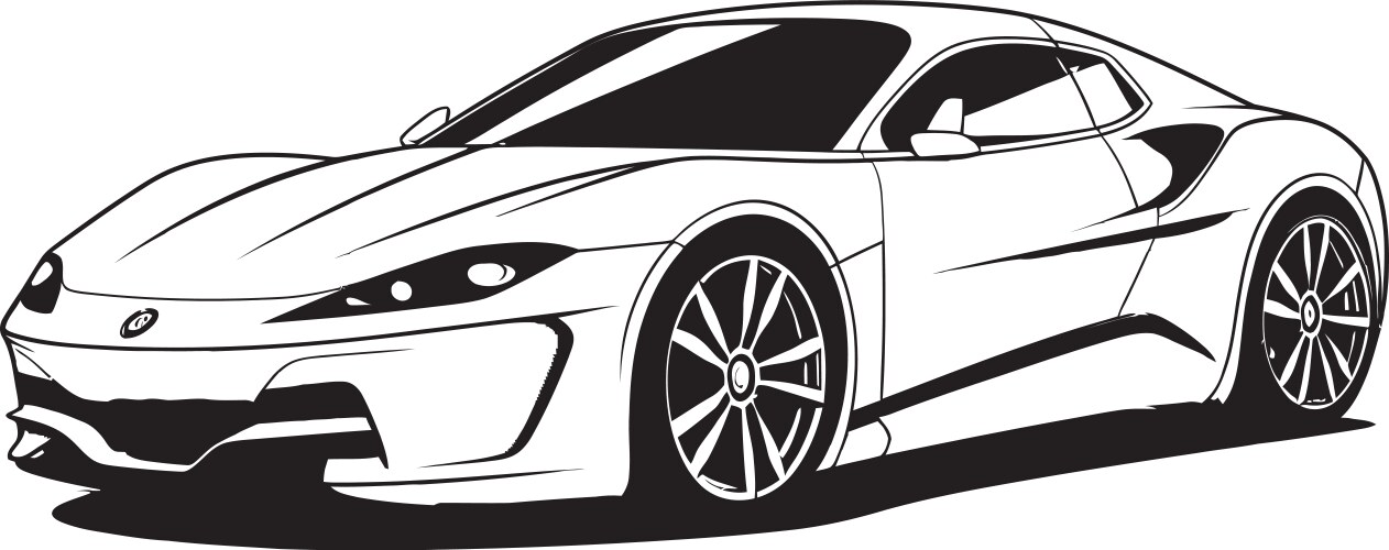 Supercar Drawing Vector Images (over 430)