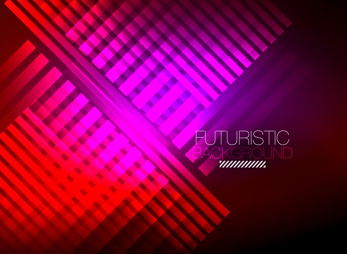 Bright neon color techno abstract background Vector Image