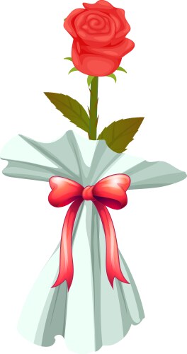 Two red roses Royalty Free Vector Image - VectorStock