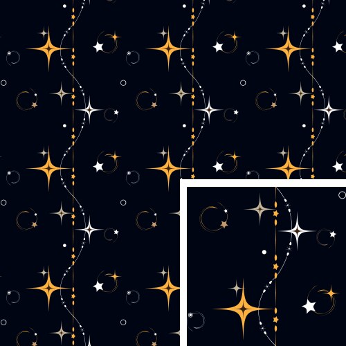 Baroque seamless background Royalty Free Vector Image