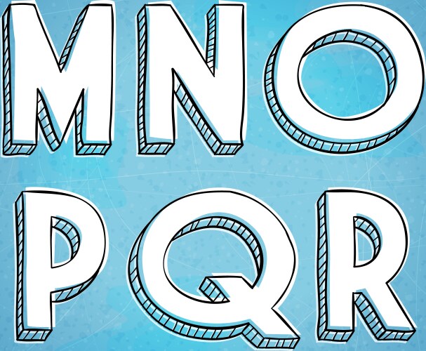 Alphabet Doodle M Letter Vector Images (over 250)