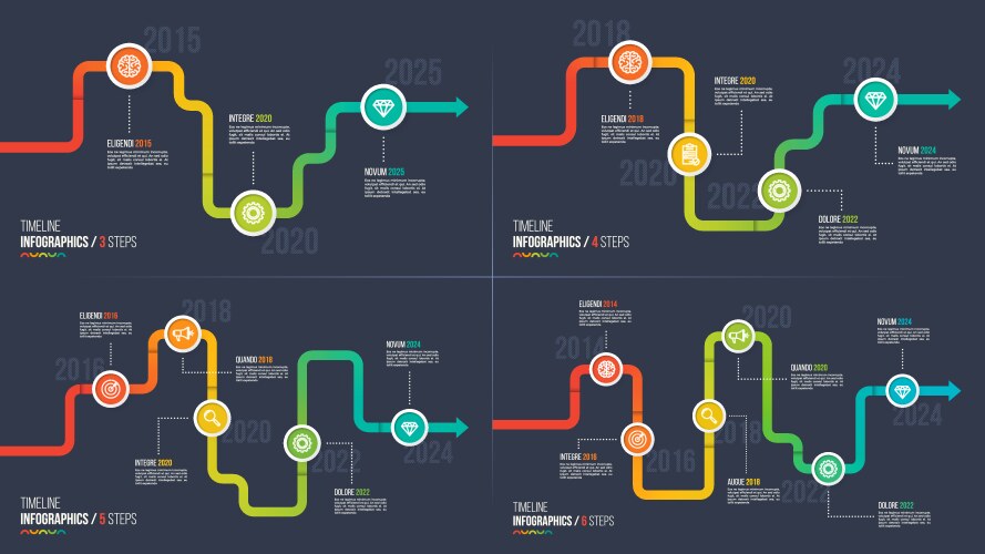 Milestone Vector Images (over 15,000)