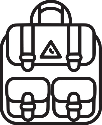 Backpack Royalty Free Vector Image - VectorStock