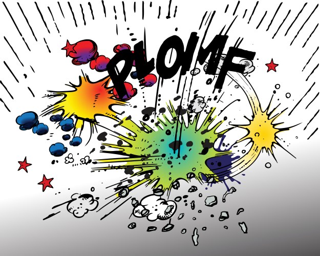 Comic book elements Royalty Free Vector Image - VectorStock