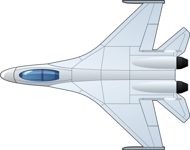 Fighter plane emblems and icons set Royalty Free Vector