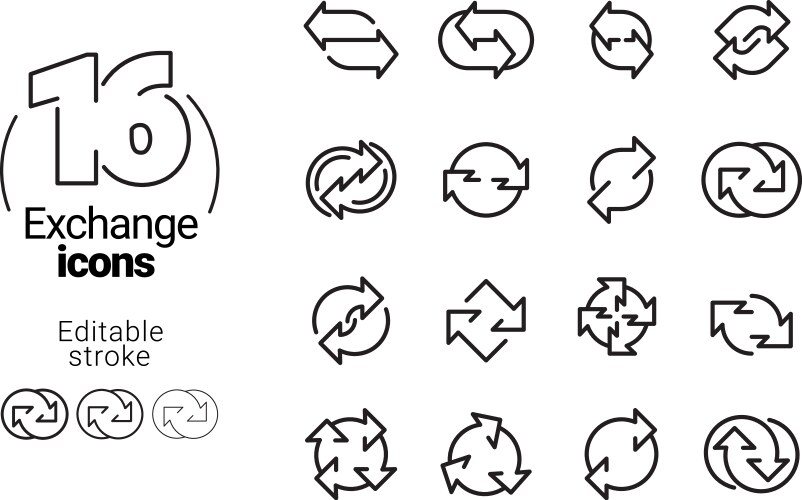Swap Symbol Vector Images (over 7,100)
