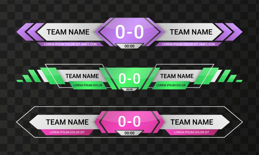 Football Lower Third Vector Images (over 260)