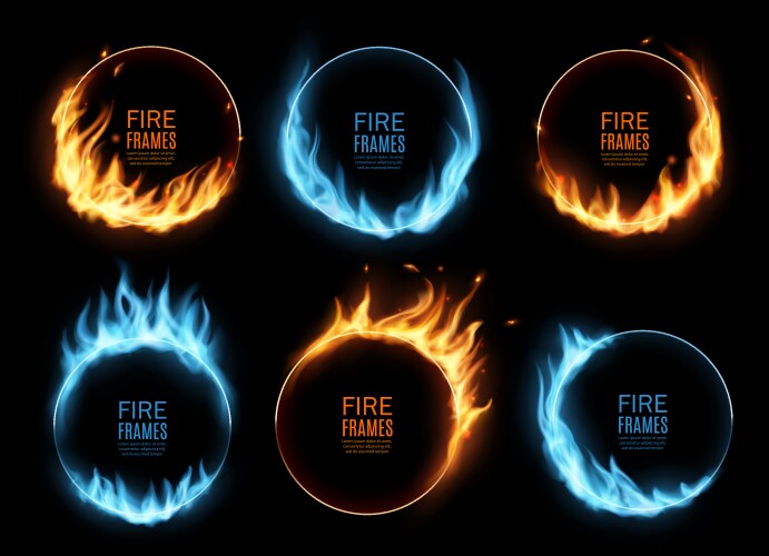 Circle Flames Vector Images (over 170,000)