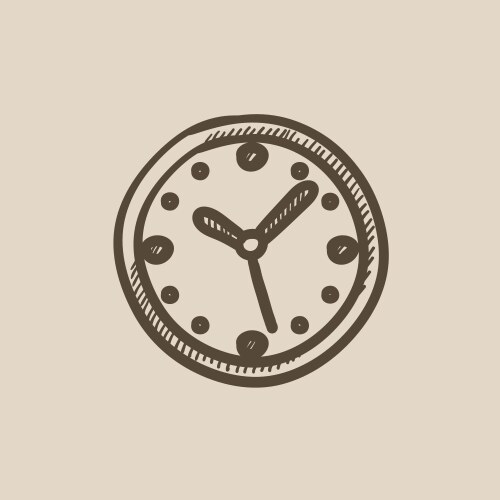 Wall Clock Drawing Vector Images (over 1,700)