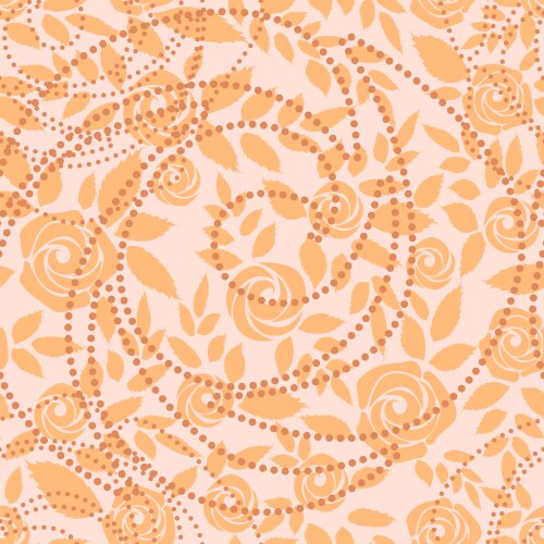 Simple one-color rowanberry seamless pattern Vector Image