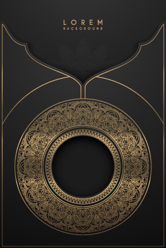 Royal background with golden frame Royalty Free Vector Image