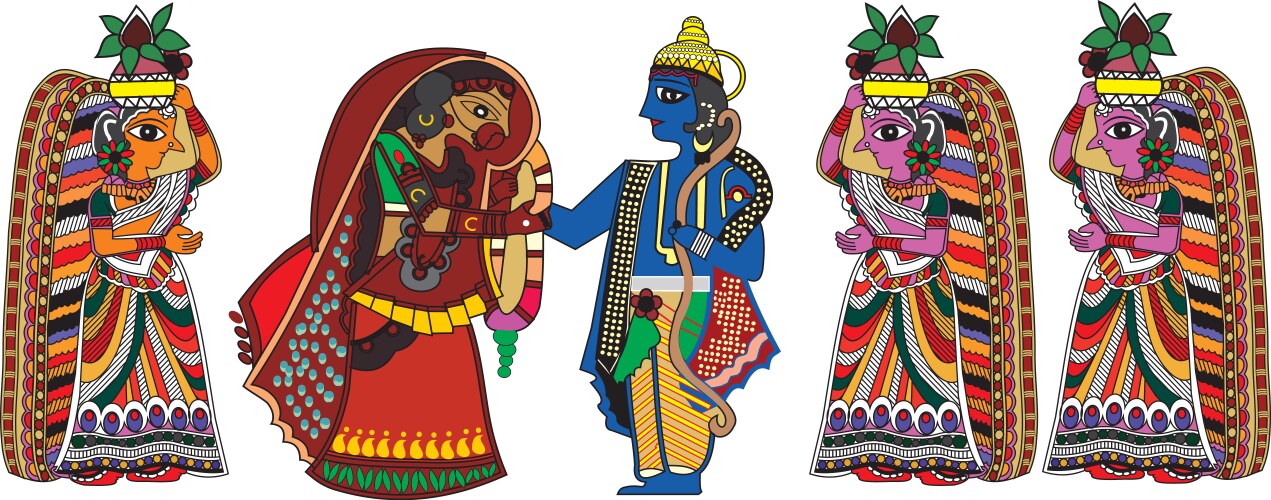 Radha Krishna Vector Images (over 580)