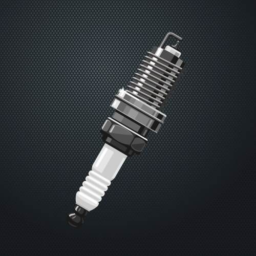Spark plug flash tattoo Royalty Free Vector Image