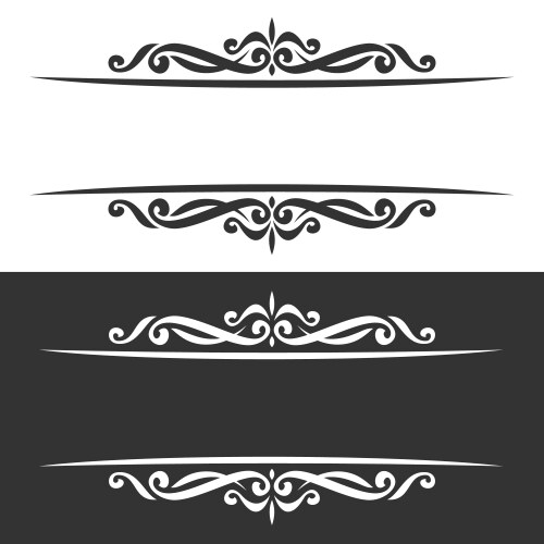 Decorative card template elegant empty text frame Vector Image