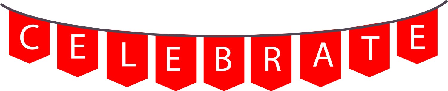 Celebrate template design Royalty Free Vector Image