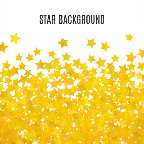 Abstract yellow star background Royalty Free Vector Image