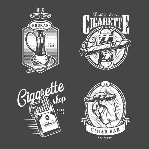 Cigar Bar Logo Vector Images (over 230)
