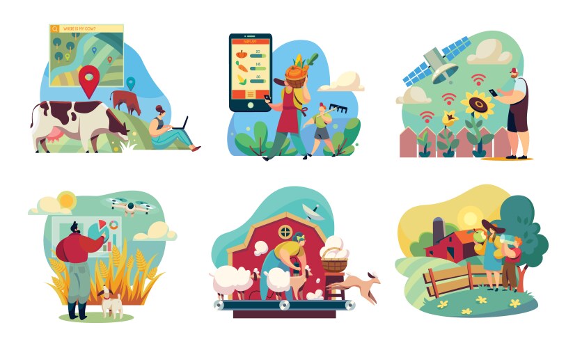 Animated Farmer Vector Images (over 18,000)