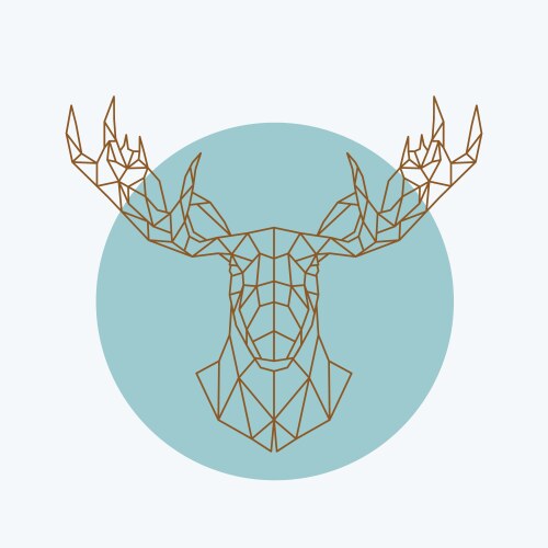 Geometric Elk Vector Images (over 430)