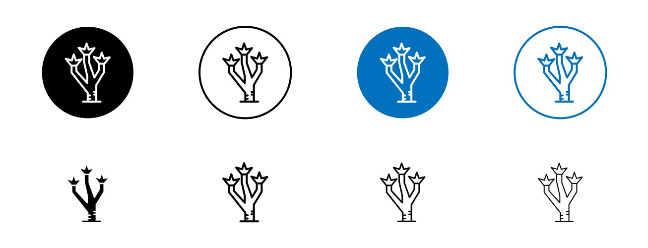 Joshua tree icon Royalty Free Vector Image - VectorStock