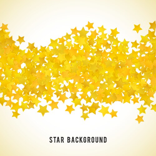 Abstract yellow star background Royalty Free Vector Image