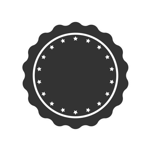 Easily editable template stamp Royalty Free Vector Image