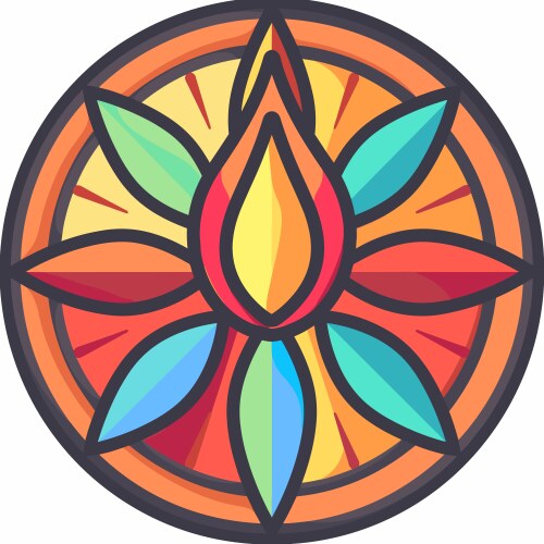 Stained Glass Pattern Vector Images (over 6,100)