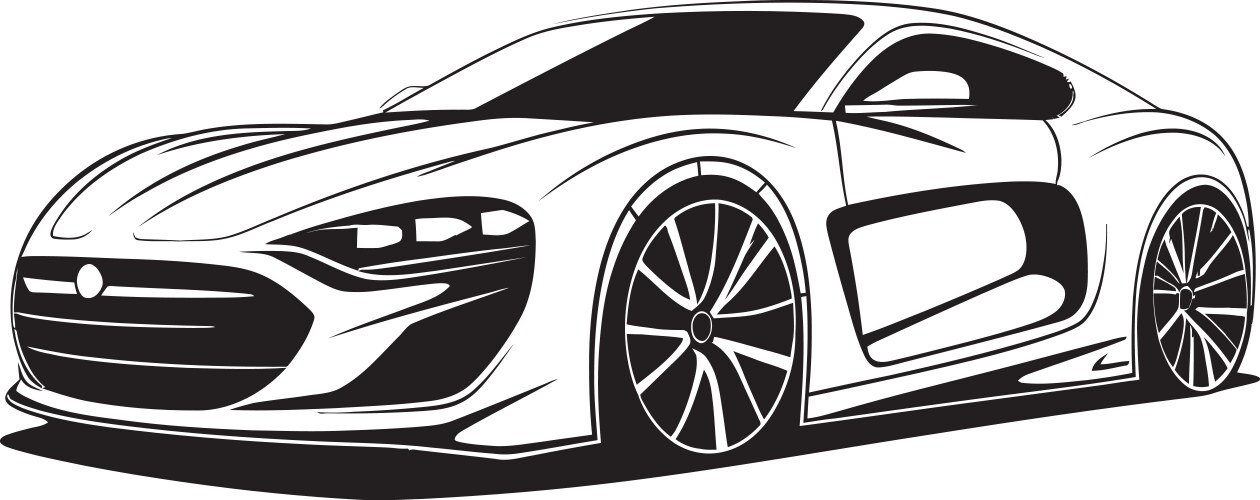 Supercar Drawing Vector Images (over 430)