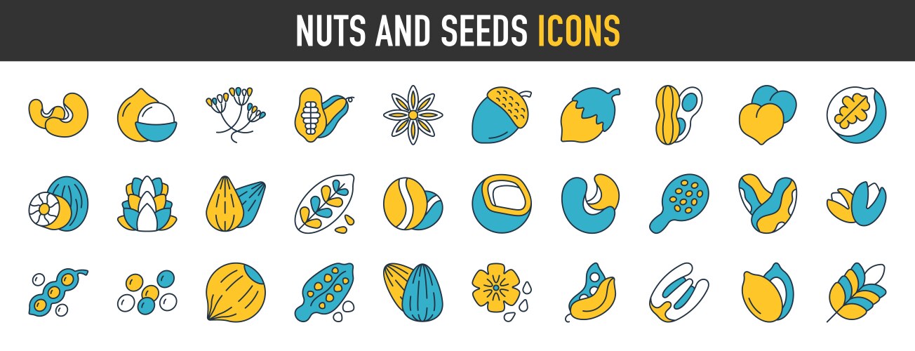 Health symbols icons Royalty Free Vector Image