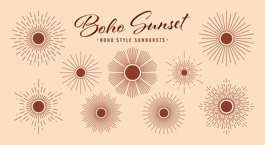 Boho Sun Vector Images (over 15,000)