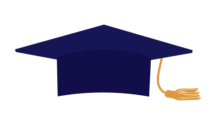 Graduation Cap Yellow Flat Vector Images (over 300)