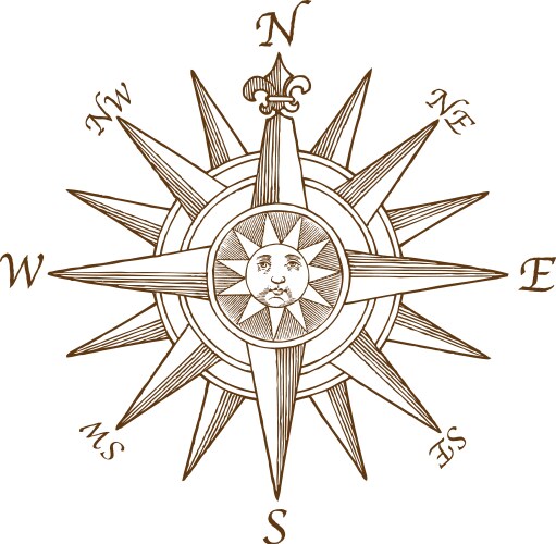Compass Rose Vector Images (over 25,000)