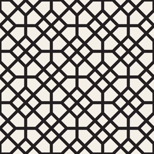 Seamless black and white mosaic triangular Vector Image