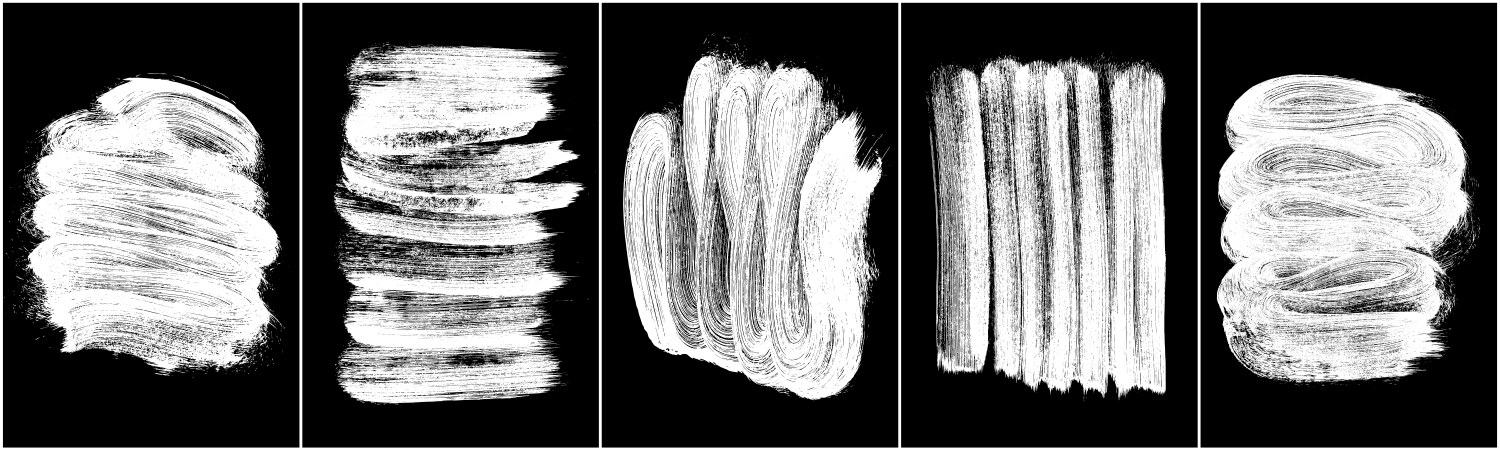 Scribble hand drawn stain in chalk Royalty Free Vector Image