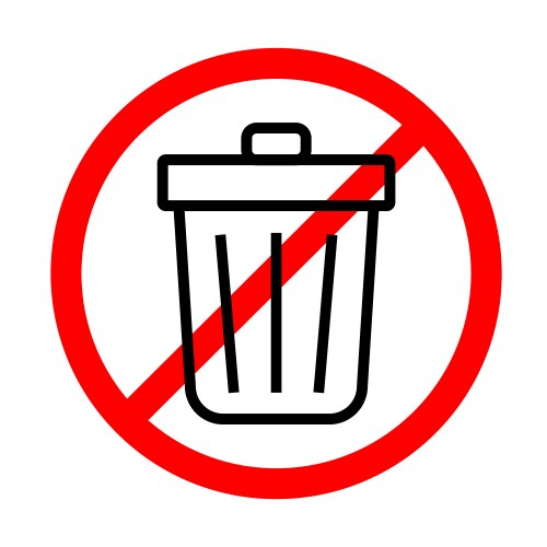 Dont throw rubbish sign Vector Images & Graphics for Commercial Use ...