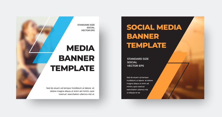 Modern step options banner Royalty Free Vector Image