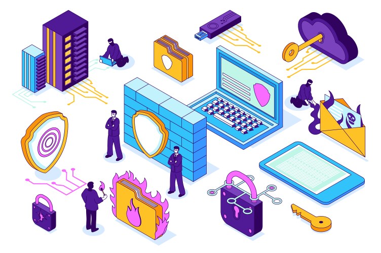 Cybersecurity Vector Images (over 11,000)