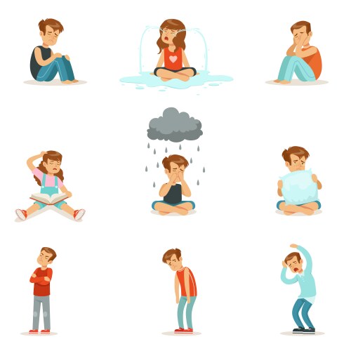 Emotions Royalty Free Vector Image - VectorStock