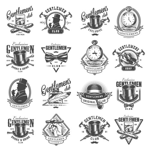 Gentleman Logo Vector Images (over 15,000)