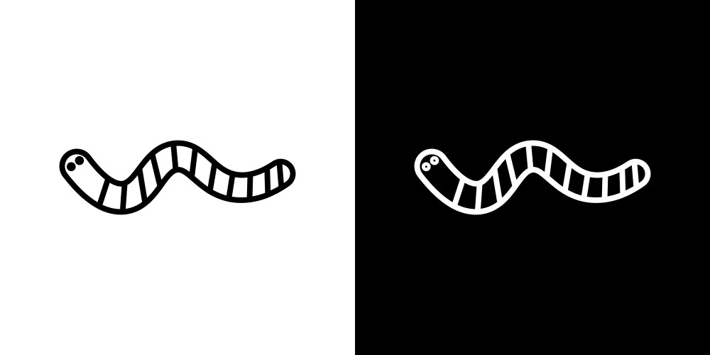 Worm Black and White Vector Images (over 12,000)