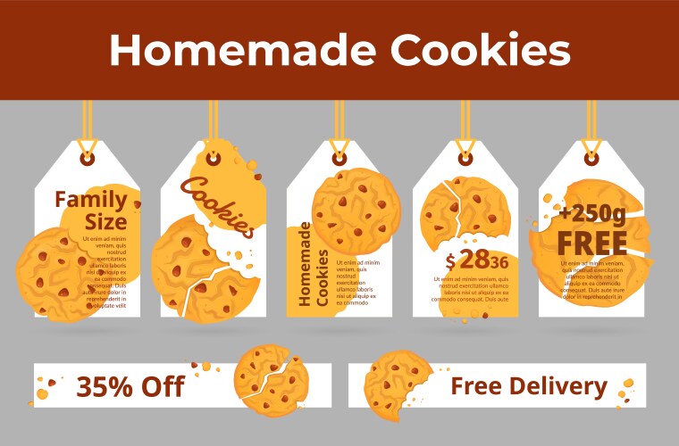 Cookies Labels Vector Images (over 6,900)