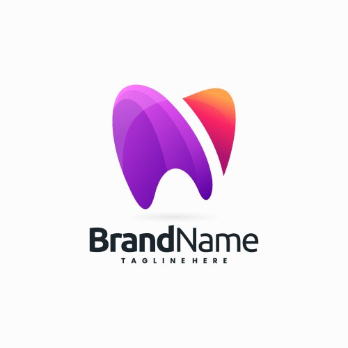 Healthy tooth with purple toothpaste to correct Vector Image