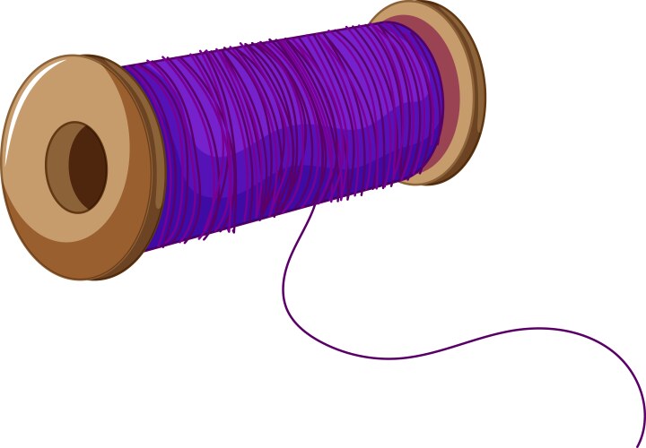 Old threads spools Royalty Free Vector Image - VectorStock