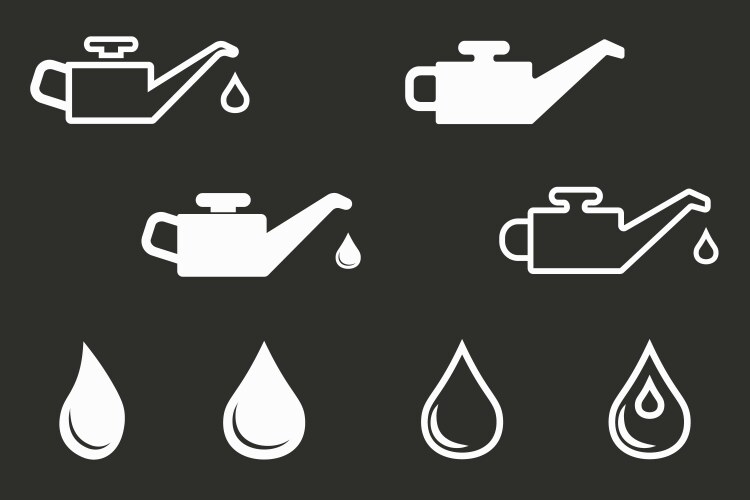 Warning dashboard car icon engine oil level Vector Image