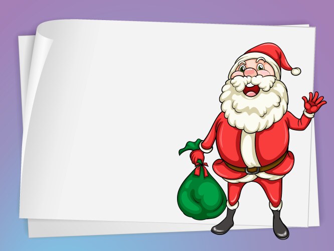 Paper template design Royalty Free Vector Image